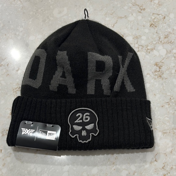 New Era | Accessories | New Era Pxg Darkness Skull Black Beanie | Poshmark